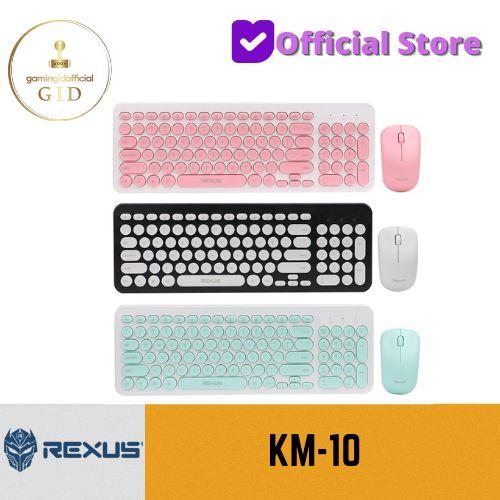 Jual REXUS KM10 Wireless Mouse and Keyboard Bundle - Pink - Jakarta ...
