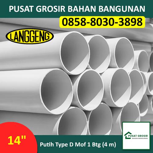 Jual Pipa PVC 14" D Mof Merek Langgeng 14inch D Mof Per Btg (4m) - Jakarta Utara - Pusat Grosir ...