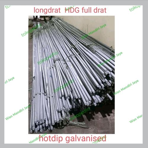 Jual longdrat / asdrat full drat panjang 3meter m12 / 12mm HDG ...