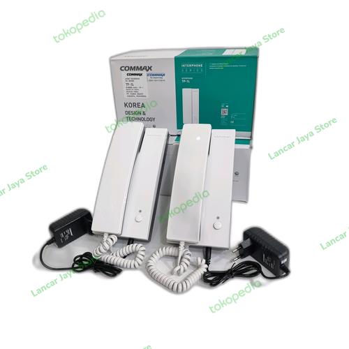 Jual Intercom Commax TP-1L 2 Arah / Interphone Kabel Commax TP1L Adptr ...