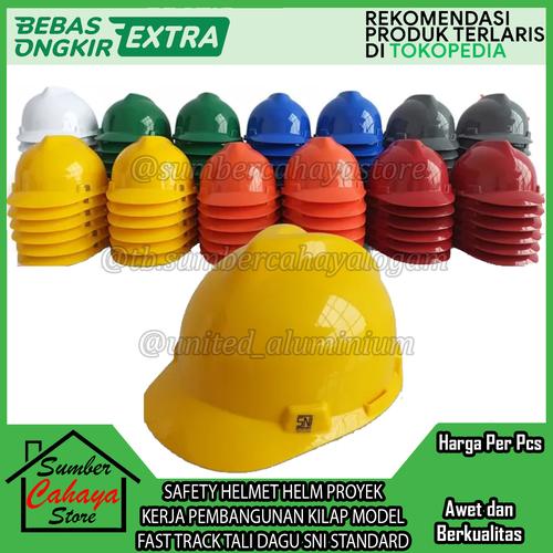 Jual Safety Helm Proyek Tali Dagu Inner Helem SNI ISO Putar Fast Track ...