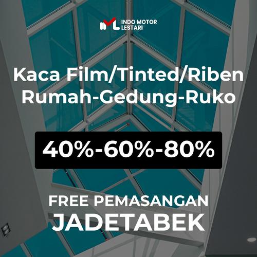 Jual Kaca Film Tinted / Riben Rumah Gedung Ruko - GR 35 SRC SMOKE ...