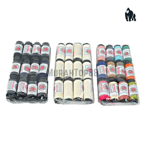 Jual [PER PACK] Benang Jahit Tangan Besar Multiwarna Hitam Putih ...