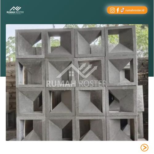 Jual Roster Beton Putih/Roster Modern/Roster Minimalis Motif Komando 2 ...