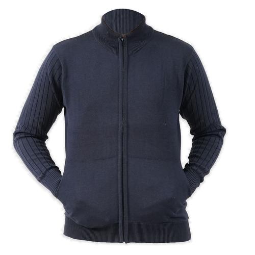 Jual Jaket Rajut Sporty saku Sweater Rajut Resleting Pria - Hitam, XL ...