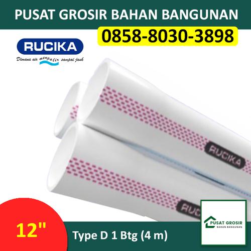 Jual Pipa PVC 12" D Rucika Standard Pipa Wavin 12Inch D Per Batang (4m ...