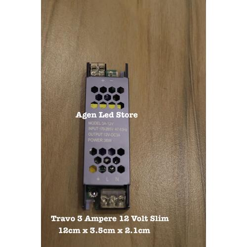 Jual Power Supply 3A Adaptor Switching Led 3A 12V 3 Ampere Travo 3 A ...