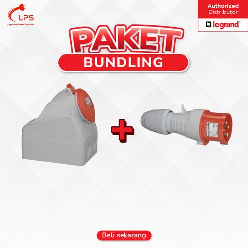 Promo Legrand Plug dan Socket Surface Mounting P17 16A 4 pin IP44 Merah ...
