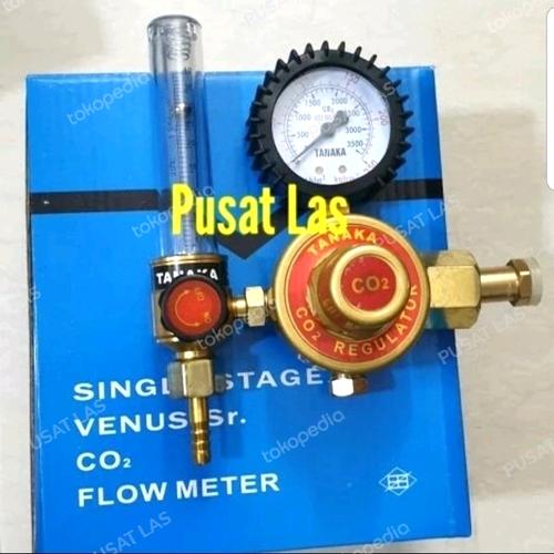 Jual Regulator CO2 TANAKA Flowmeter Mesin Las CO CO 2 MIG 120 160 200 ...