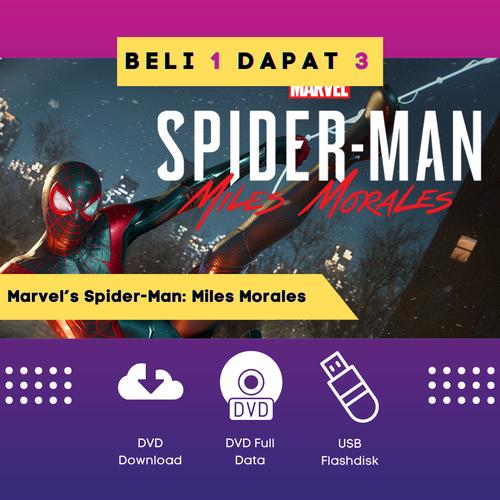 Jual Marvels Spider-Man Miles Morales | Game PC Original - DVD-DL 70GB ...