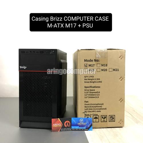 Jual Casing Brizz COMPUTER CASE M-ATX M17 + PSU - Kota Samarinda ...