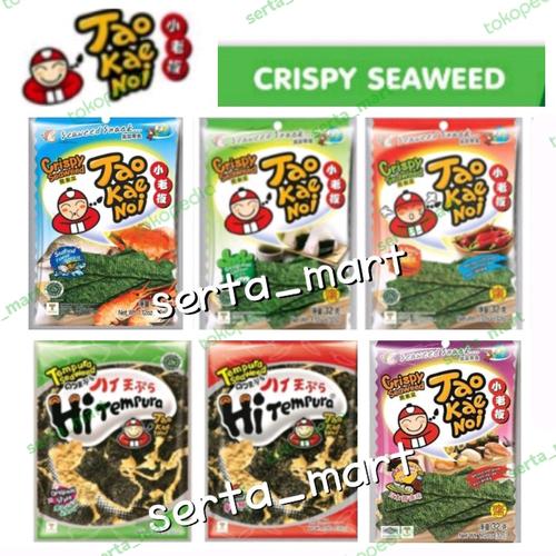 Jual Tao Kae Noi Crispy Seaweed 15gr - TaoKaeNoi Hi Tempura 40gr ...