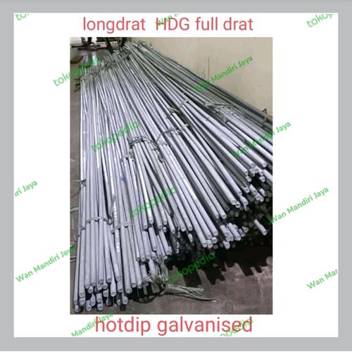 Jual longdrat / asdrat full drat panjang 3meter m16 / 16mm HDG ...