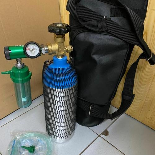 Jual tabung oksigen portable 0.25m3 (1/4 kubik) travel - plus peti kayu - Jakarta Barat ...