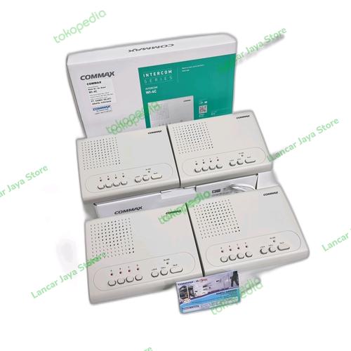 Jual Commax WI-4C/Intercom Commax Wireless WI-4C Putih 1Set 4pcs ...