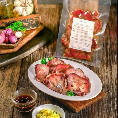 Jual Lidah Sapi Asap/Smoked Beef Tongue / Gyutan 100gr | Thin Blue ...
