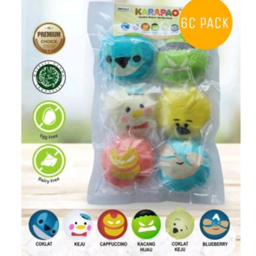 Jual Karapao Bakpao Frozen Karakter Halal & Enak - Bekal Hadiah Oleh ...