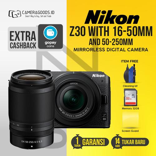 Jual Nikon Z30 Z 30 Mirrorless Camera kit 16-50mm and 50-250mm / 16 ...