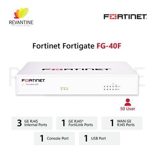Promo Fortinet Fortigate FG-40F (UTM Bundle License 24x7 and NBD-RMA ...