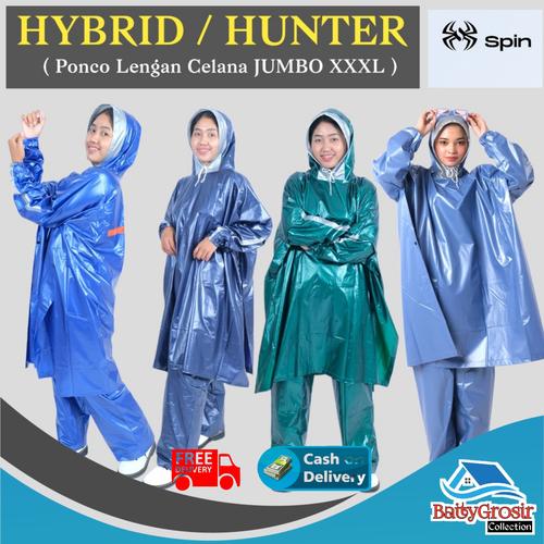 Jual mantel jas hujan ujan ponco lengan celana setelan wanita dewasa jumbo - Kota Tangerang ...