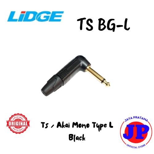 Jual Jack Connector Lidge Akai TS Mono L Black TS-BG - Jakarta Pusat - jayapratamamusic | Tokopedia
