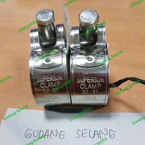 Jual Klem Superior Klem T Bolt uk 32-35mm Stainless Steel Klem Selang ...