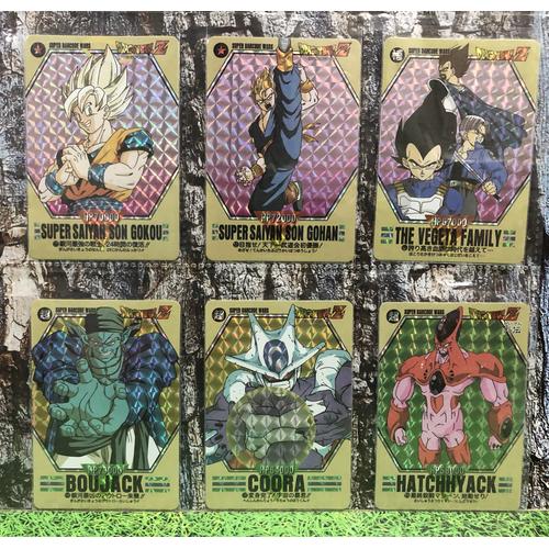 Jual kartu dragon ball fan card barcode goku gohan vegeta boujack coora ...