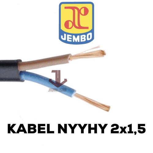 Jual KABEL SERABUT HITAM NYYHY 2x1.5 SETARA ETERNA SUPREME - Jakarta ...