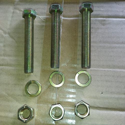 Jual baut+mur+ring ver besi kuning m12x75 full drat kunci 17 - Kab ...