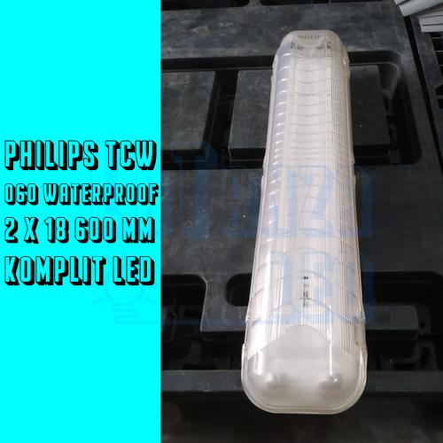 Jual PHILIPS TCW060 Kap Waterproof 2x18 Komplit LED Philips IP65 TCW ...