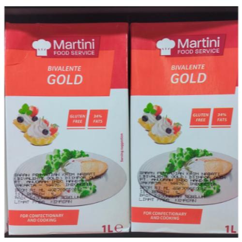 Jual MARTINI FOOD SERVICE CREMA BIVALENTE GOLD 1 LITER - Jakarta Barat ...
