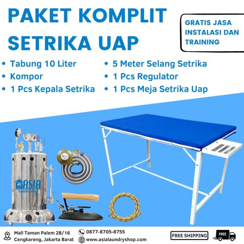 Jual Paket Komplit Setrika Uap 10 Liter Untuk Usaha Laundry Kiloan - El ...