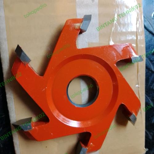 Promo PISAU POTONG ACP MODEL V 6 MATA/ CUTTER GROVING ACP ALUMUNIUM 6T ...