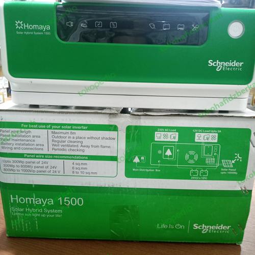Jual homaya 1500 inverter Schneider solar hybrid system - Kota Bandung ...