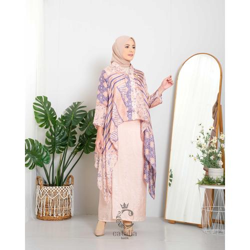 Jual Setelan Batik - Naya (Catalia Batik) - Cream, M - Kota Pekalongan ...