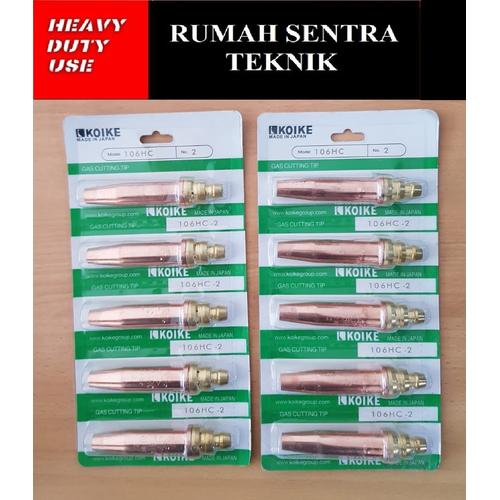 Jual Cutting Tip KOIKE Gas LPG Strong 25 106HC No. 2 / Mata Blender Las ...