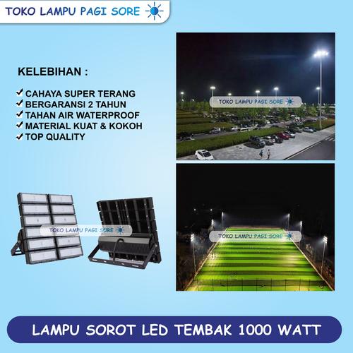 Jual Lampu sorot led 1000 watt 1000w tembak lapangan proyek tambang ...