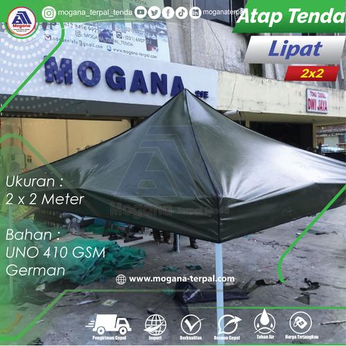 Jual atap tenda lipat 2x2 bahan uno 410gsm german - Kuning - Jakarta ...