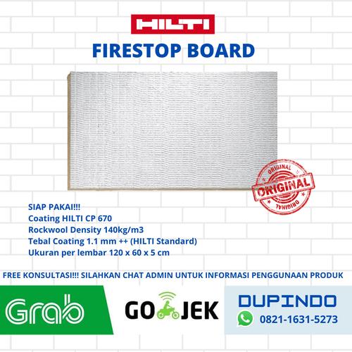 Jual FIRESTOP BOARD / HILTI FIRESTOP BOARD / CP670 FIRESTOP - Jakarta ...