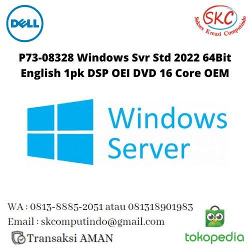 Jual P73-08328 Windows Svr Std 2022 64Bit English 1pk DSP OEI DVD 16 Core - Jakarta Barat ...