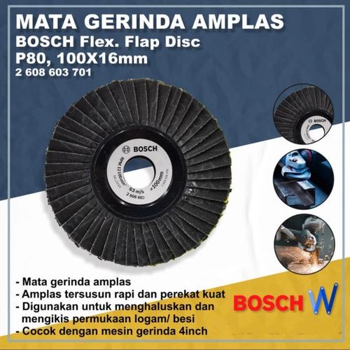 Jual Flexible Flap Disc 4" Bosch P80 100 x 16 mm Amplas Susun-Amplas ...