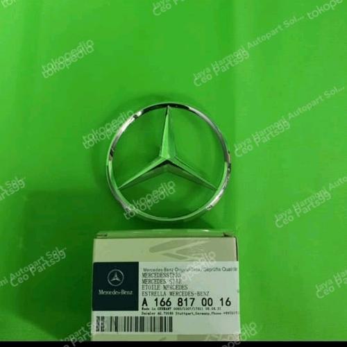 Jual LOGO BINTANG BAGASI BELAKANG MERCEDES BENZ W166 ML GL400/EMBLEM ...