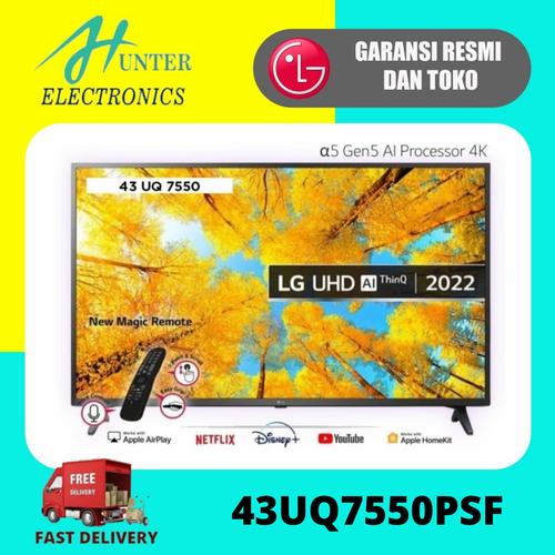 Jual LG 43UQ7550PSF SMART TV 43 INCH 4K UHD MAGIC REMOTE 43UQ7550 ...
