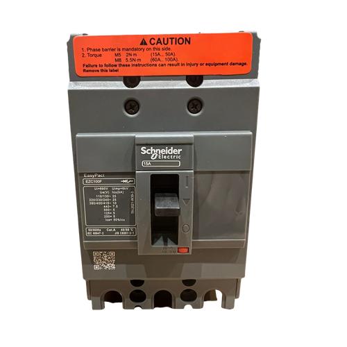 Jual MCCB Schneider EZC100F 3P 15A, 20A,25A, 30A, 40A, 50A EasyPact EZC 100 - 15a - Kota ...