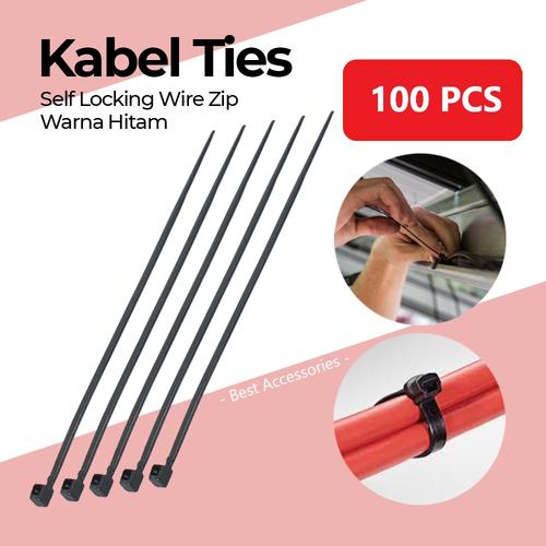 Jual Klip Kabel Ties Insulock Tie 10cm 15cm isi 100 pcs - 3x100mm ...