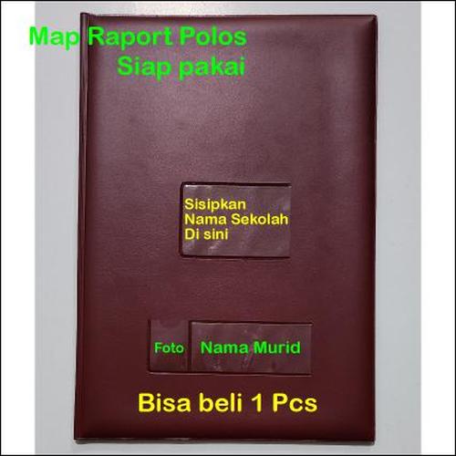 Jual Map Raport Polos K13, Map Ijazah Isi 10 kantong, Ukuran Folio ...