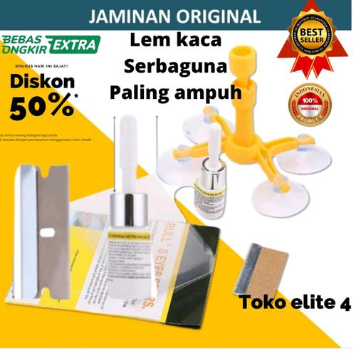 Jual LEM KACA RETAK MOBIL LEM KACA RETAK HENDPON Repair Kit Glass - LEM ...