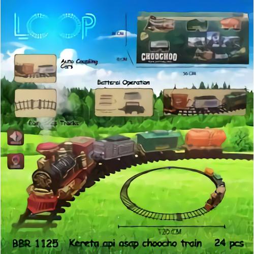 Jual Mainan Kereta Api Track Fullset Kereta Api Cerobong Asap - Jakarta ...