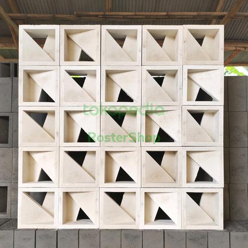 Jual roster minimalis beton tampilan 2sisi halus motif y - Kota Depok ...