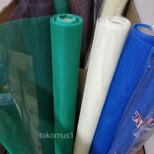 Jual Kawat Kain Kasa Nyamuk/ Anti Nyamuk Nylon/ Strimin Nilon - Hitam ...